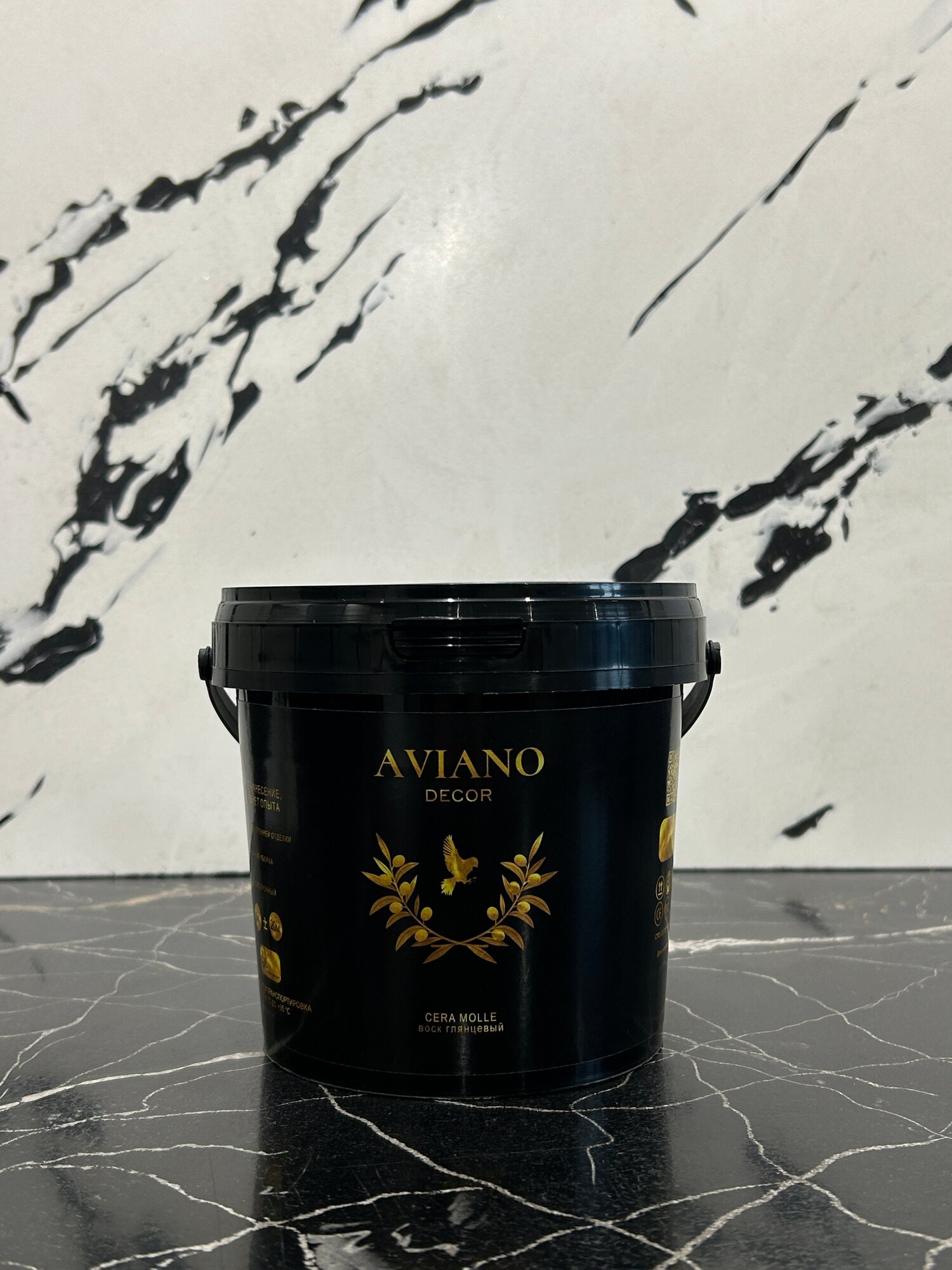 Cera Molle - Воск глянцевый защитный для декоративных покрытий (пробник) 250 грамм.