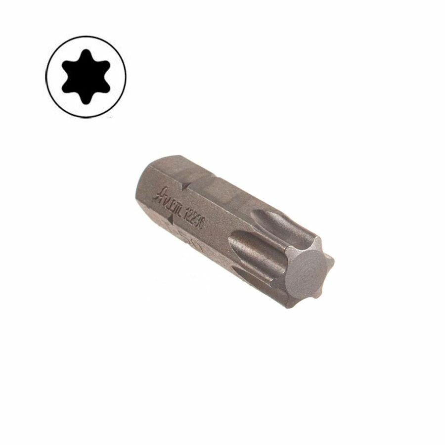 Бита TORX (торкс) Т50 5/16"(8мм) короткая 30мм AIST 1223650T