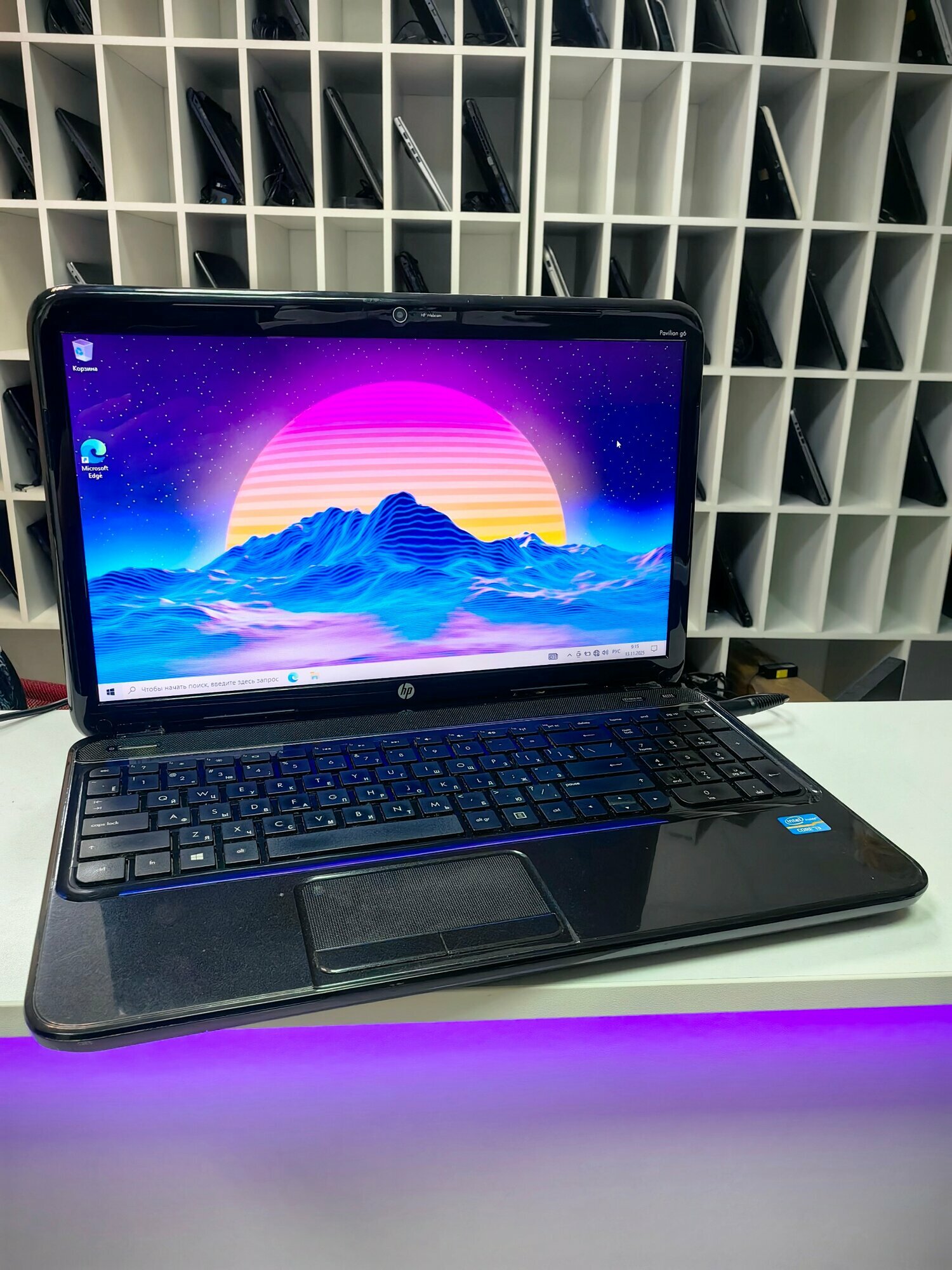 Ноутбук 15,6, HP G6-1121, Intel Core i3 3120M, 4 Gb DDR3, 500 Gb HDD, Intel HD