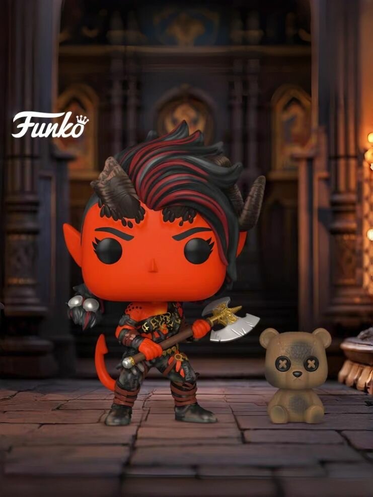 Фигурка Funko POP "Baldur's Gate: Карлaч с Клайвом", кремовая, статичная, пластик, 1018