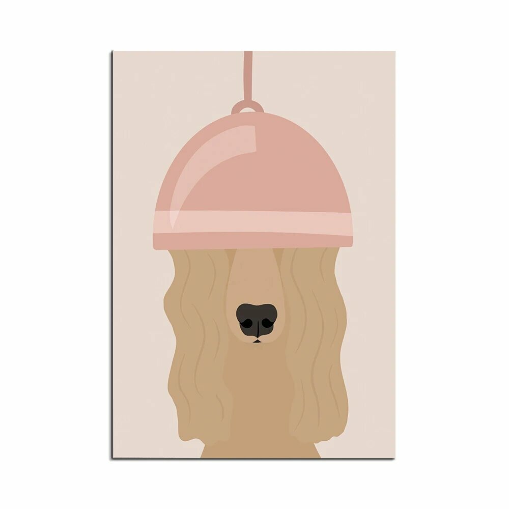 Печать на холсте ReachMani Барбер - уход за собаками