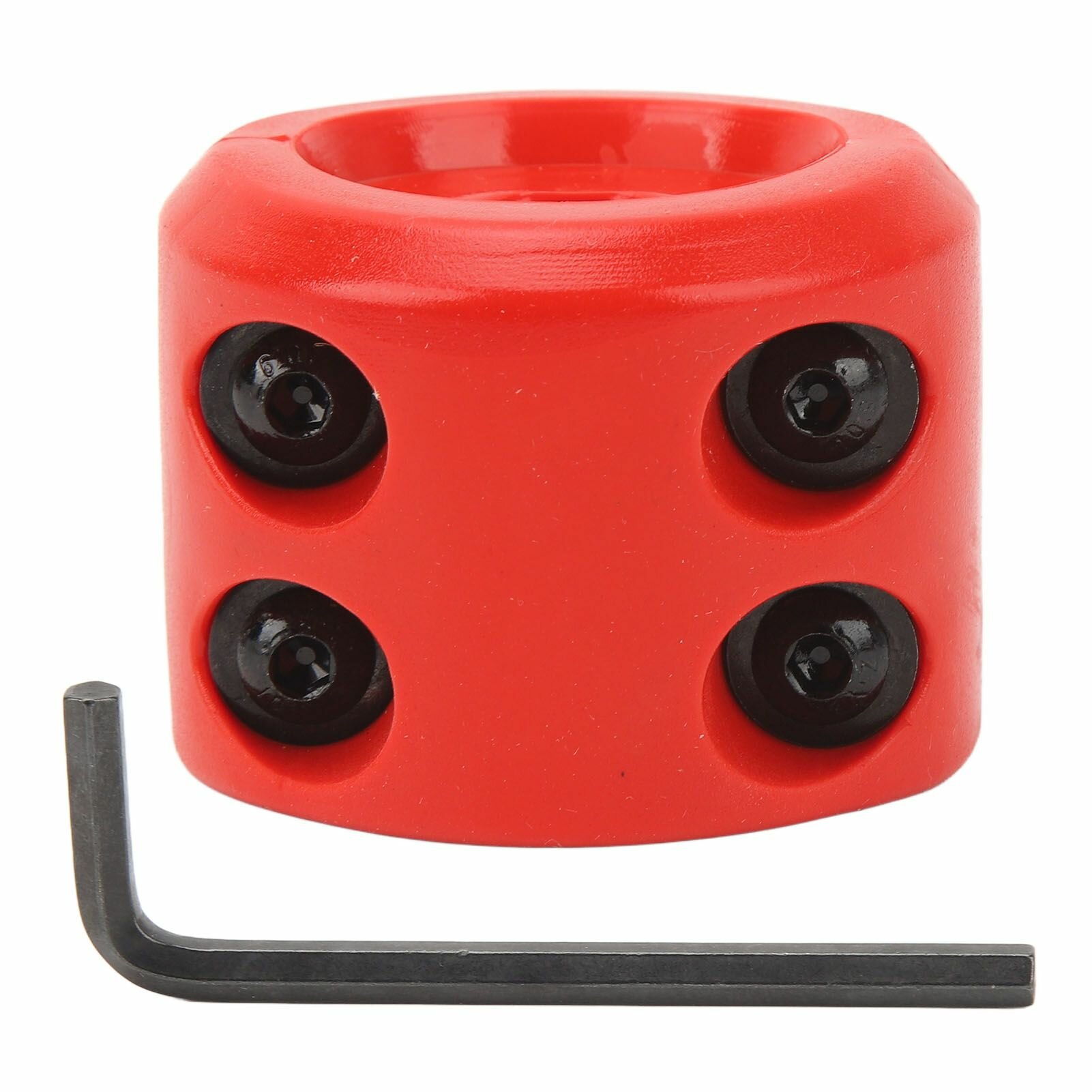 Резиновый буфер для троса лебедки с шестигранным ключом для квадроциклов, внедорожников, грузовиков, мотовездеходов, мотовездеходов, лебёдок, прочный красный протектор троса