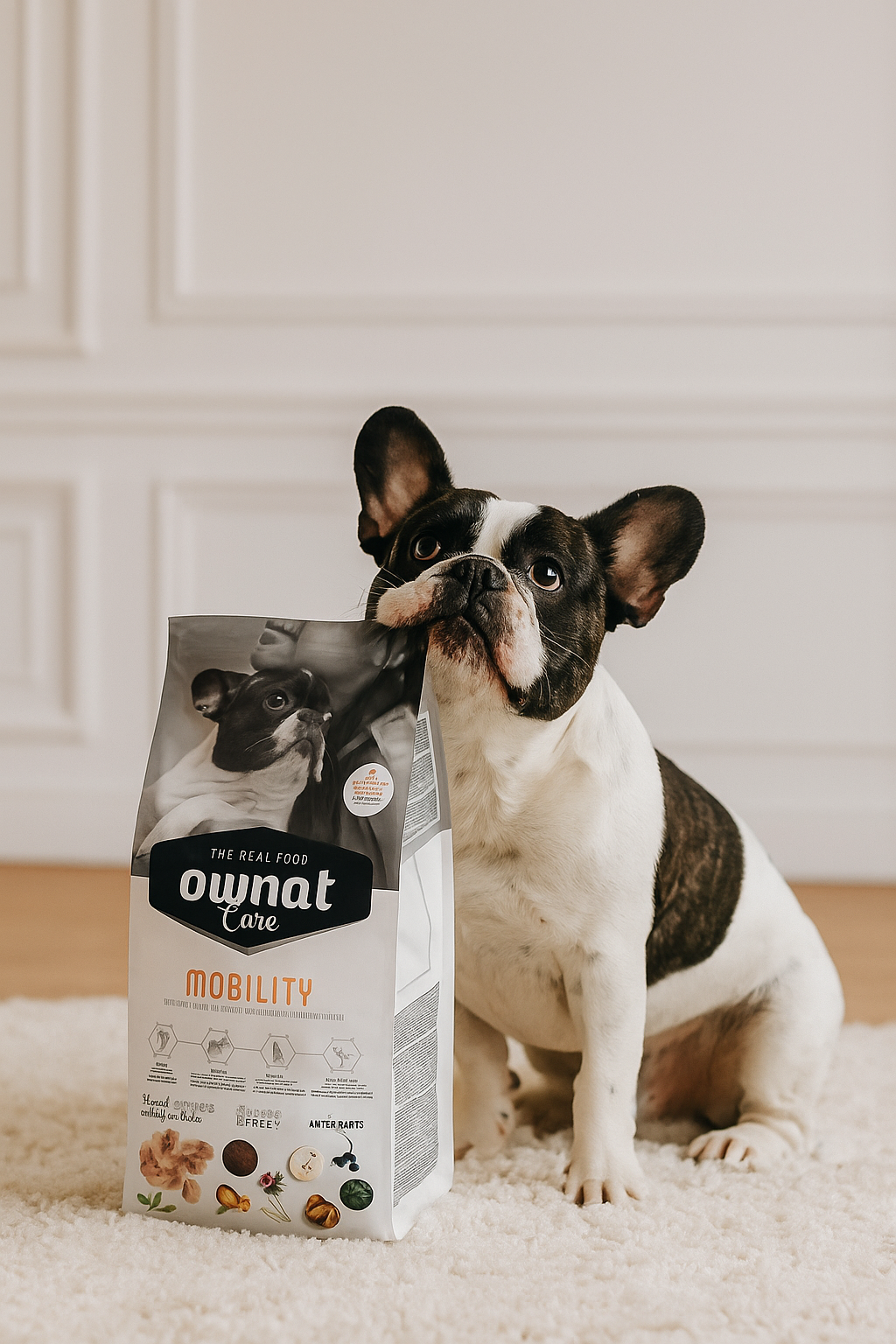 Сухой корм Ownat mobility для поддержки работы суставов у собак, с курицей, 3 кг