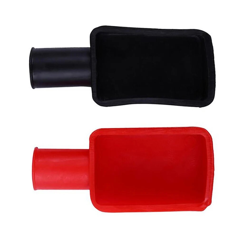 Мягкие гибкие пластиковые защитные чехлы для клемм автомобильного аккумулятора, положительных и отрицательных полюсов, изоляция и защита от пыли