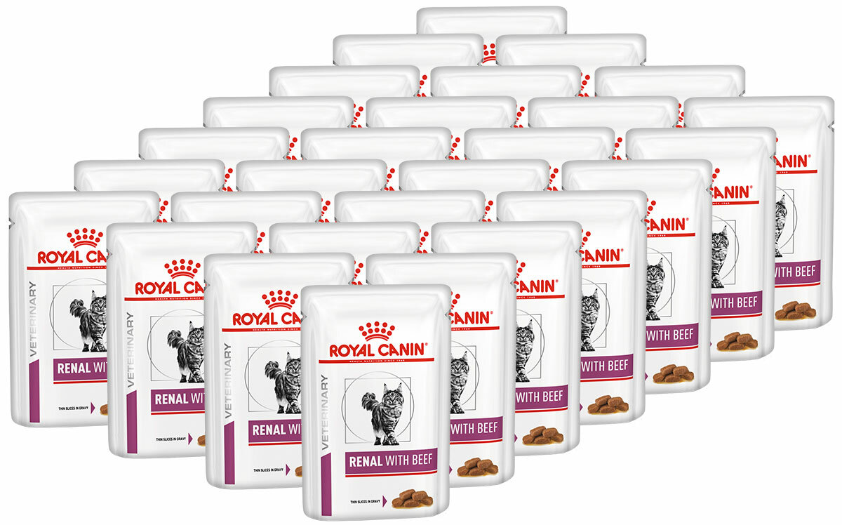 Корм влажный Royal Canin Urinary S/O Moderate Calorie для взрослых кошек при МКБ с умеренным содержанием энергии, 85 г х 28 шт