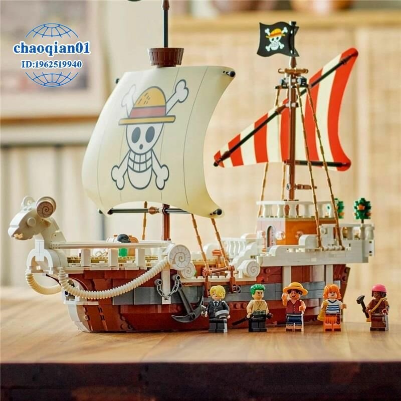 Серия One Piece 75639, игрушка-конструктор Advance Meli Pirate Ship Building Block, подарок для детей