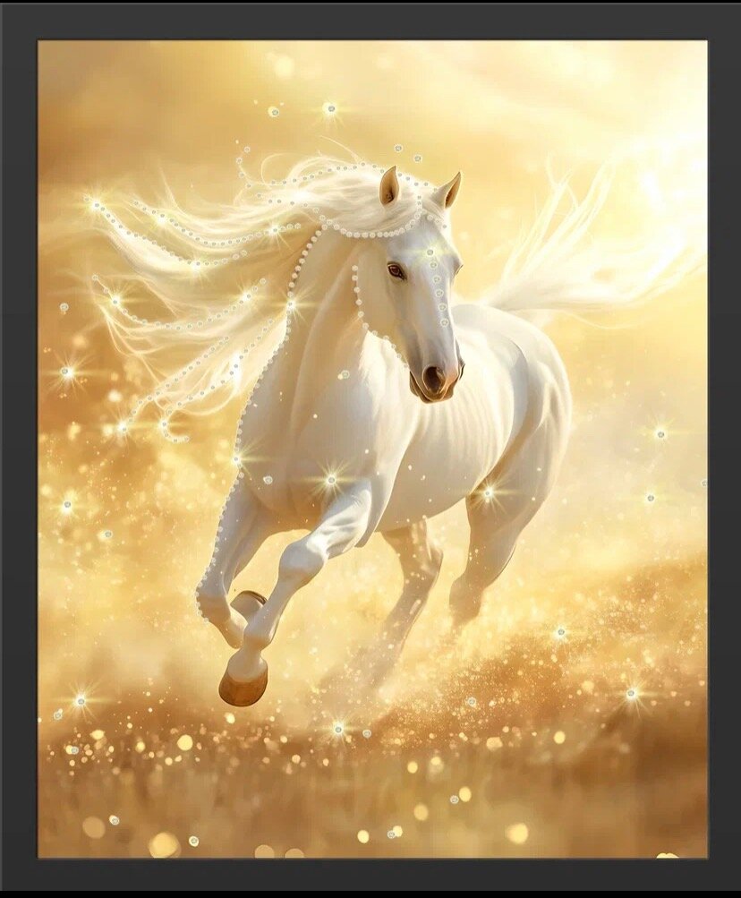 Картина «Полет по полю солнца» с кристаллами Swarovski, 20x30 см