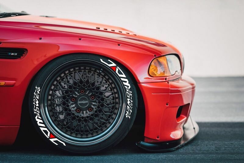 Наклейки на шины JDM POWER. Резиновые буквы для колес авто, надписи спортивные на диски и резину