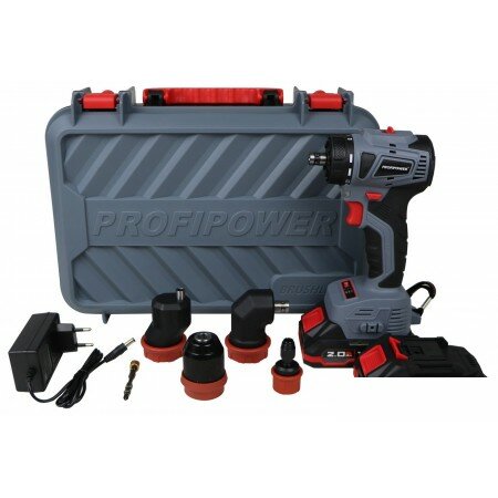 Profipower MKBL-18BM (с 2-мя АКБ, кейс, сменные патроны)