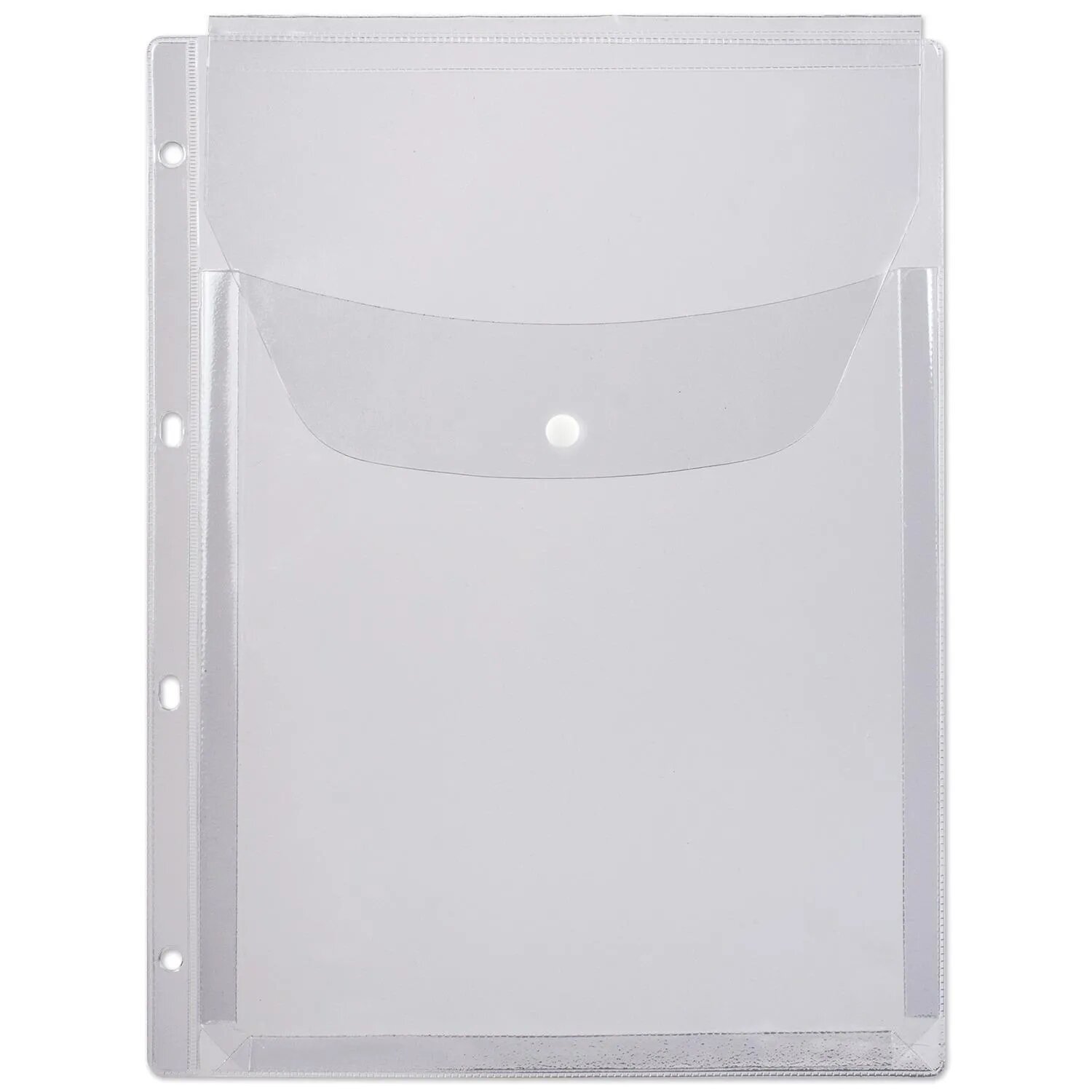 Папка-конверт на кнопке Attache А4, 180мкм, 200л, 1/5шт, 2308