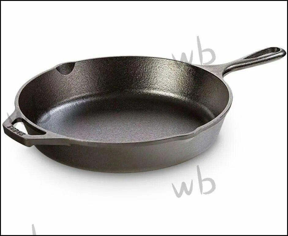 Сковорода lodge, 26 см, без крышки, с фиксированной ручкой