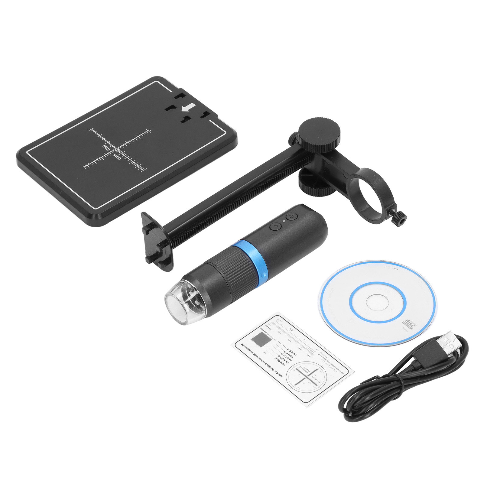 Электронный микроскоп 50x -1000x Wi -Fi Цифровой микроскоп с регулируемым светодиодным светом для студентов