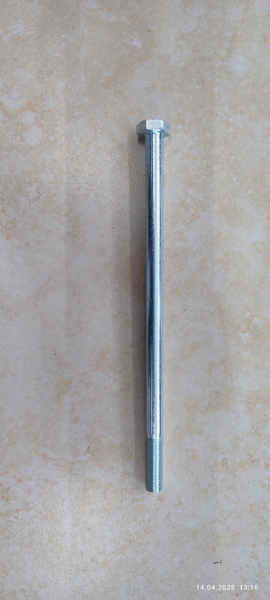 Болт с шестигранной головкой ГОСТ Р ИСО 8765 М10х1,25х200-10.9-А2К