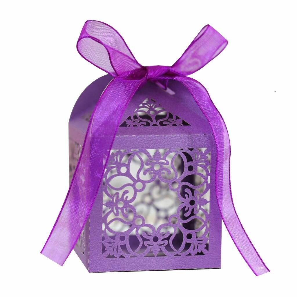 Полый крест для шоколадных конфет, Темно - фиолетовый