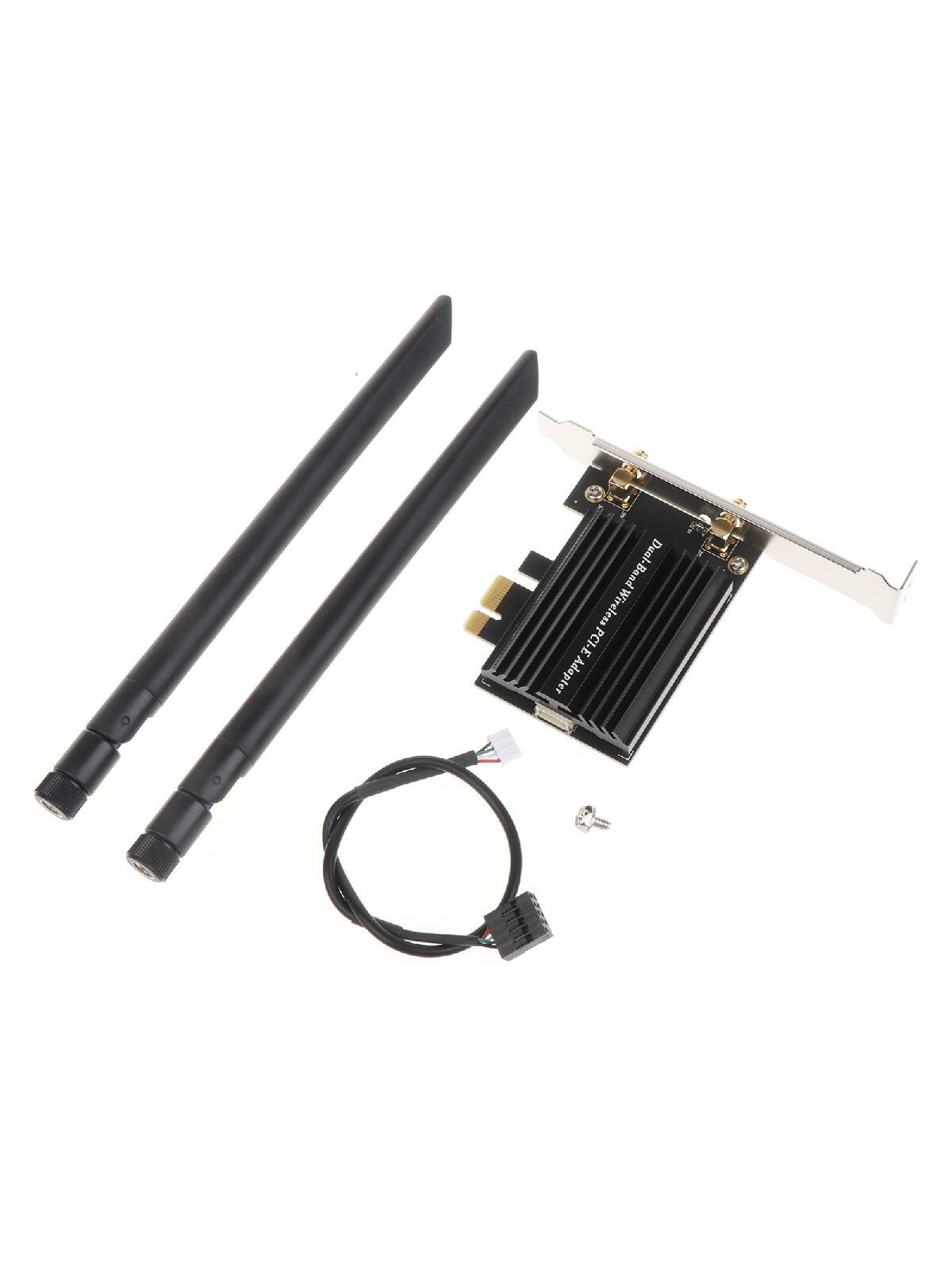 5374Mbps WiFi 6E PCIE Wireless WiFi Adapter Bluetooth-compatible5.2 for Intel AX210 Dual Band 2.4G/5Ghz PCI for Express