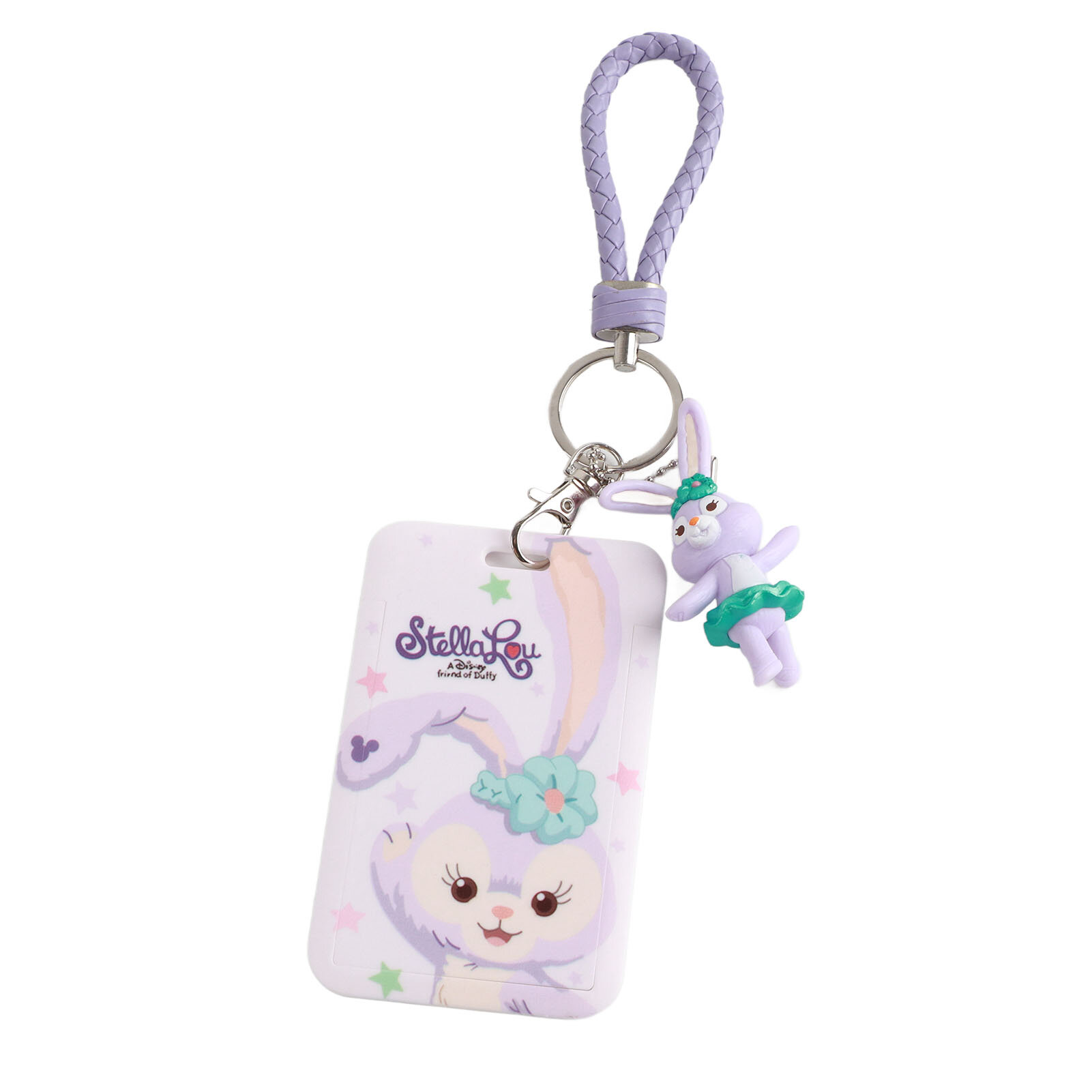 Автобусная карта крышка сгущенной осени стойкой мультипликации кролика с рисунком животных идентификационные карты с ключевым кольцом для учеников -карта.