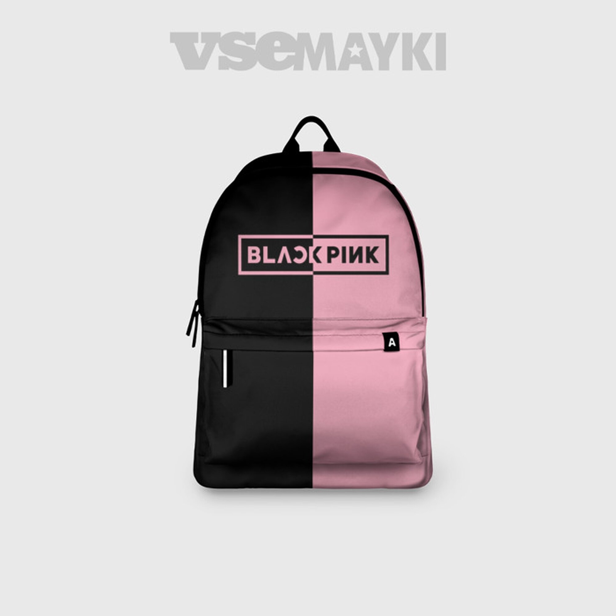Рюкзак VseMayki с принтом Blackpink, унисекс, One size, белый
