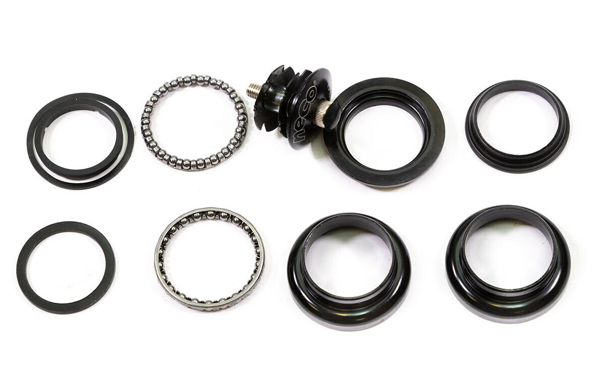 Рулевая колонка NECO 1-1/8" б/резьб. п/интегрир. EC 34/28,6 EC 34/30, подшип. 5/32"x22- 2шт,