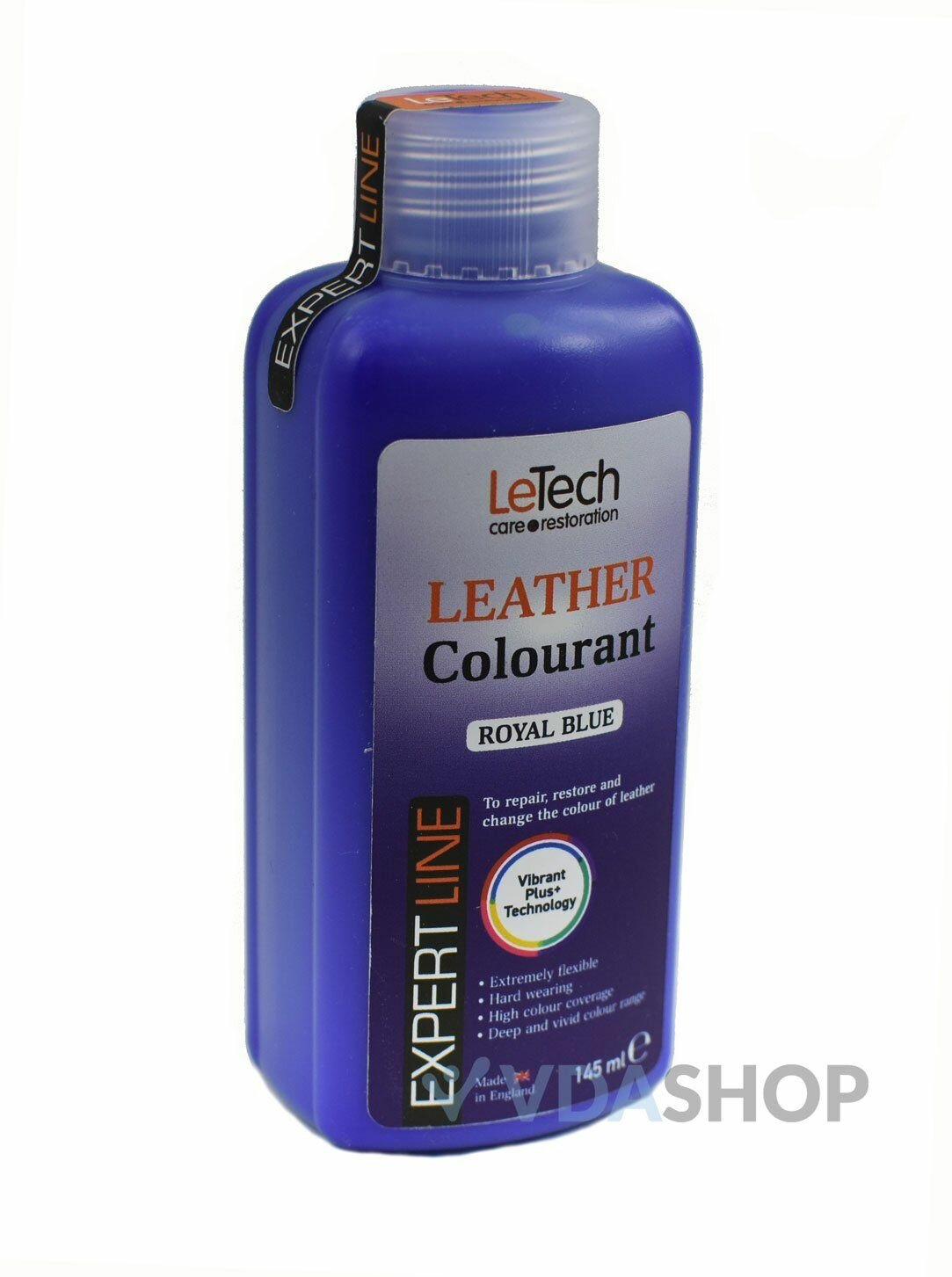 Краска для кожи LeTech Leather Colourant Royal Blue EXPERT LINE, 200 мл