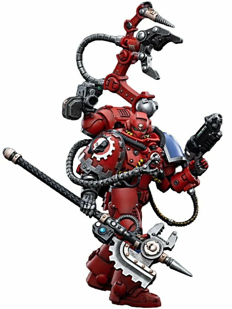 Подвижная фигурка JOYTOY 1/18 Warhammer 40000 Ultramarines Primaris Techmarine Подарочная модель