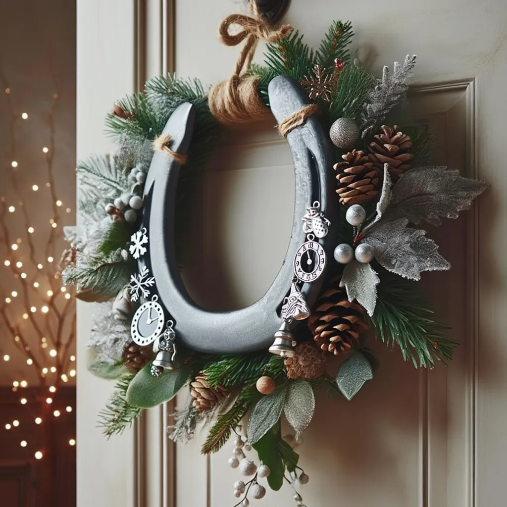 Новогодняя подкова на подарок