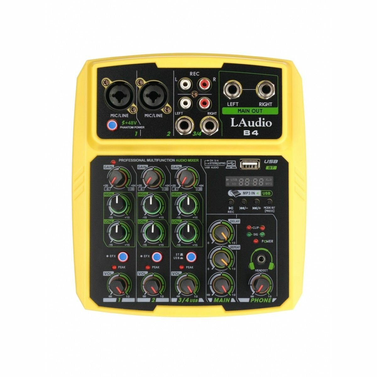 B4 Микшерный пульт, 4 канала, LAudio