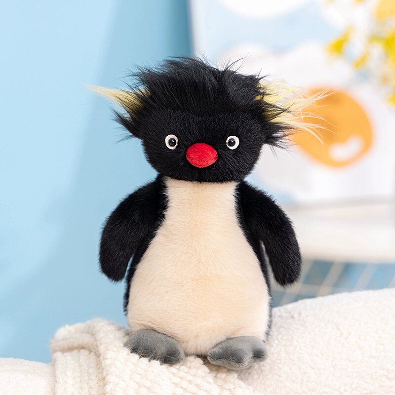 22 см Пухлая Плюшевая Игрушка Пингвин для Детей, Мягкая Игрушка-Друг, Идеальная для Сна и Игр