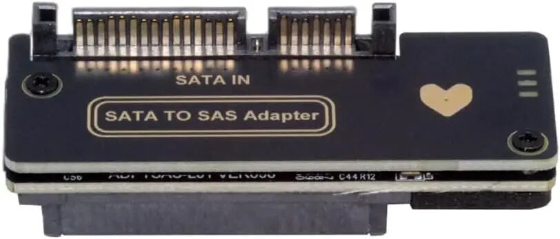 JoniSerl Адаптер SATA 22-pin к SAS 29-pin Single card
