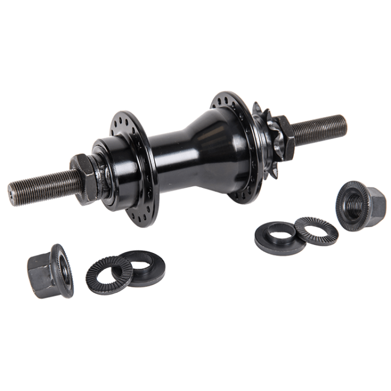 Втулка задняя для БМХ QUANDO KT-MI9R алюм,3 насыпн подш + 1 пром. 9Т, 36 отв. ось 14 мм RH-KT-MI9R