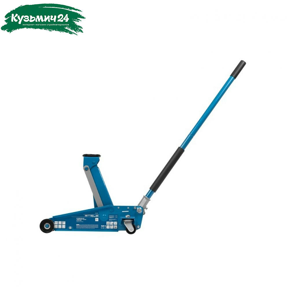 Домкрат STELS гидравлический подкатной 3т 120-450мм 51139