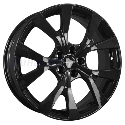 Литой колесный диск Khomen Wheels KHW1906 (Haval Dargo) 7x19/5x114,3 ET40 D66,6 Black