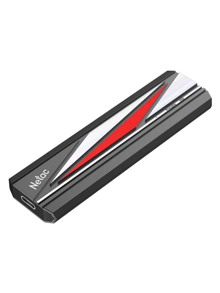 Внешний SSD USB 3.2 Gen 2 Type-C Netac NT01ZX20L-001T-32BK ZX20L 1TB, 2000/1800MB/s