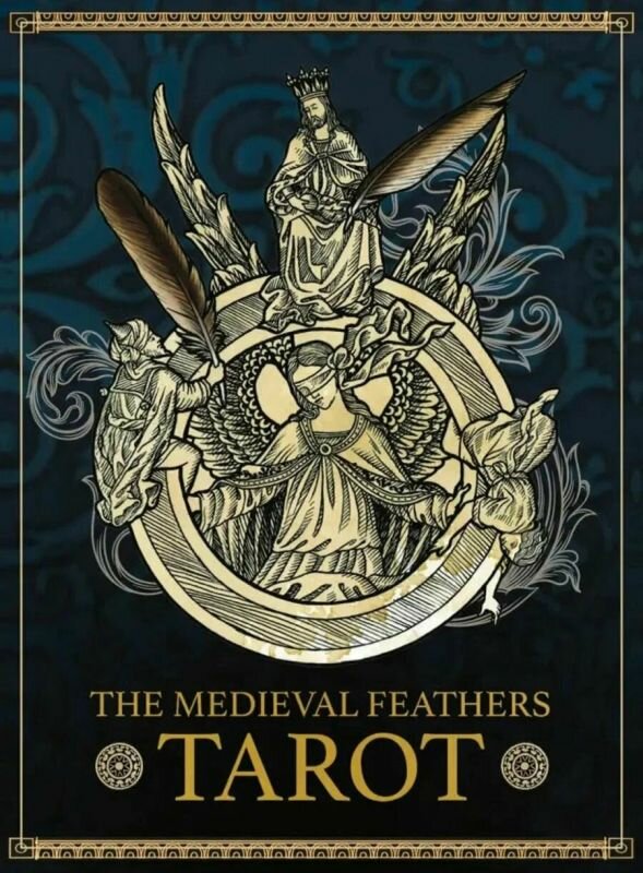 Карты Blue Angel Карты Таро "The Medieval Feathers Tarot" Blue Angel / Средневековое таро "Перья"