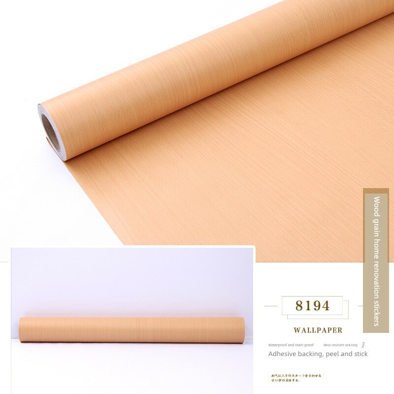 Сверхтолстые самоклеящиеся наклейки из 3D-бумаги с текстурой грушевого дерева для дверей, шкафов, тумб, столешниц,