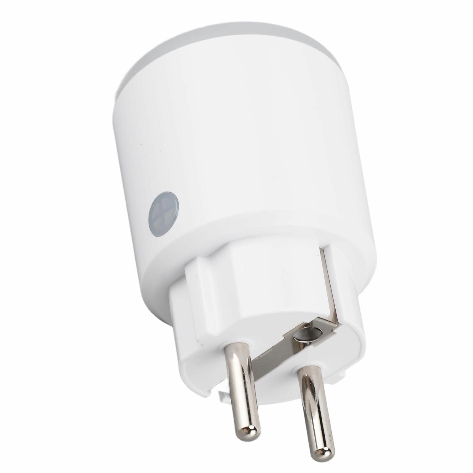 Приложение Smart WiFi Power Plug Дистанционное управление Синхронизация Розетка Wi-Fi 16 А со световым индикатором контроля мощности для Matter Вилка европейского стандарта, 85 250 В переменного тока