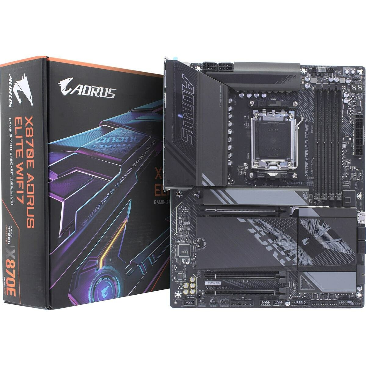 GIGABYTE X870E A ELITE WIFI7 (RTL) AM5 X870E 3xPCI-E HDMI 2.5GbLAN+WiFi+BT SATA ATX 4DDR5