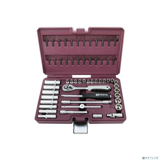 Thorvik TS057 Набор инструмента 1/4"DR, 57 предметов