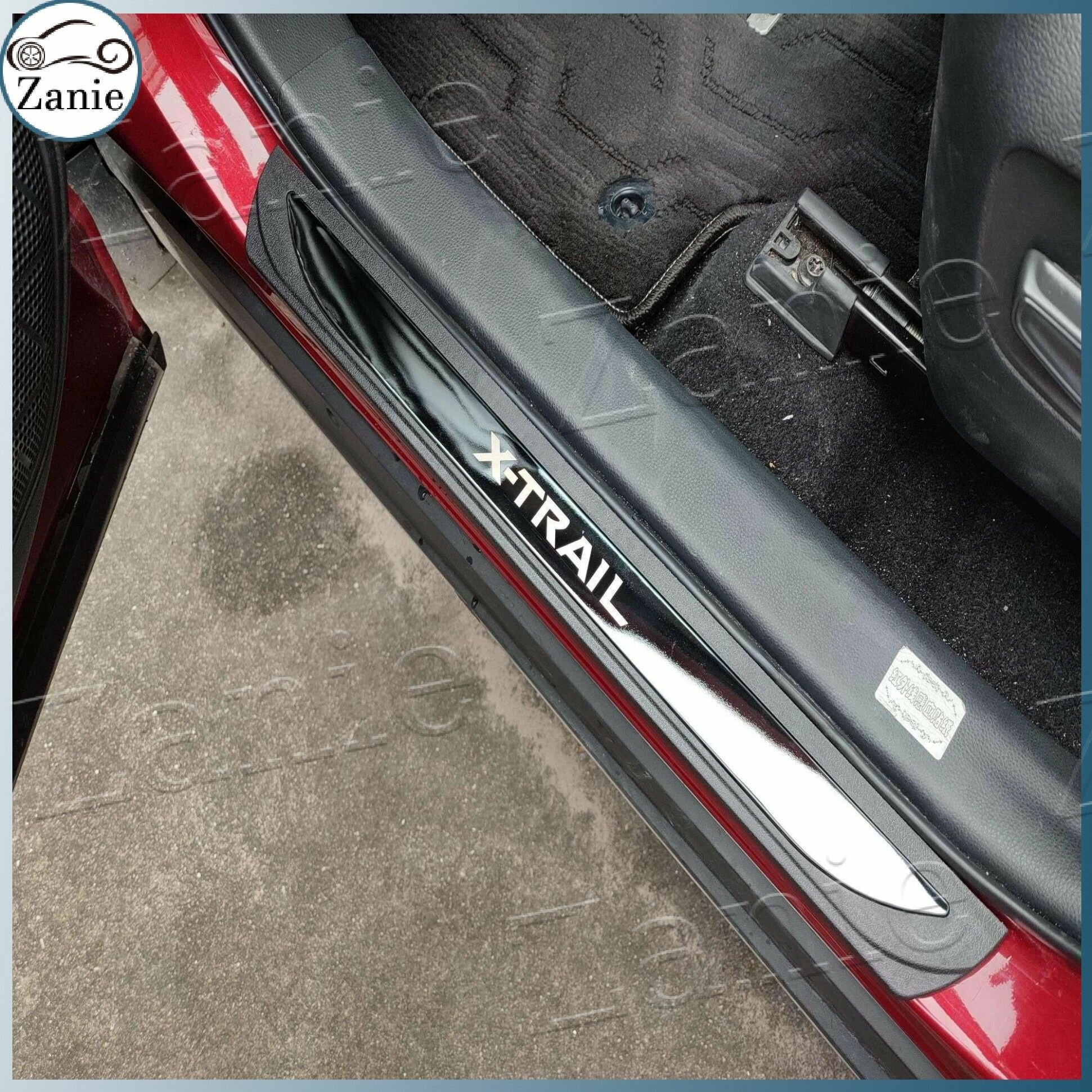 Автомобильные аксессуары Carhanson для Nissan X-trail накладки на пороги T32 2021-2023 АБС-пластик и нержавеющая сталь автомобильный продукт