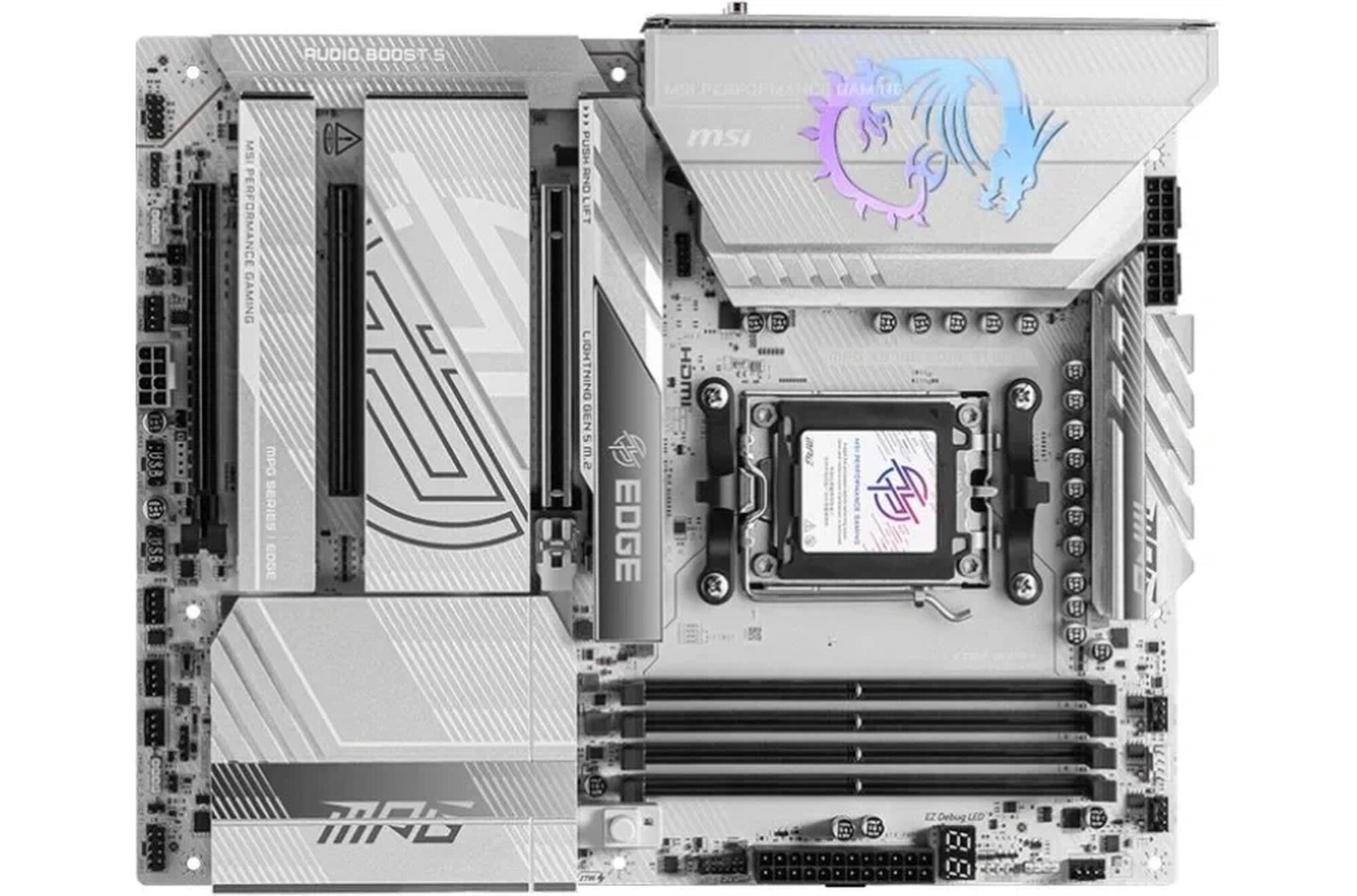 Материнская плата MSI MPG X870E EDGE TI WIFI, SocketAM5, AMD X870E, ATX