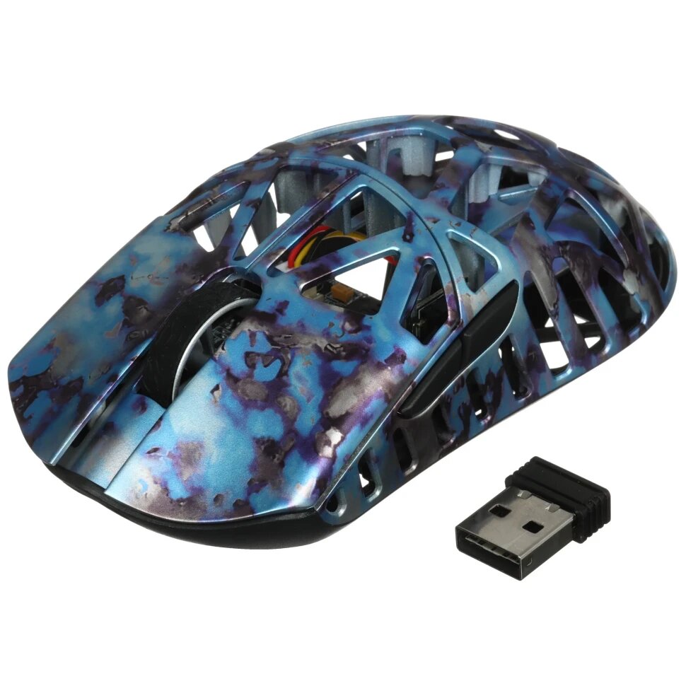 Мышь беспроводная/проводная WLMOUSE Beast Mini Pro Tempered синий