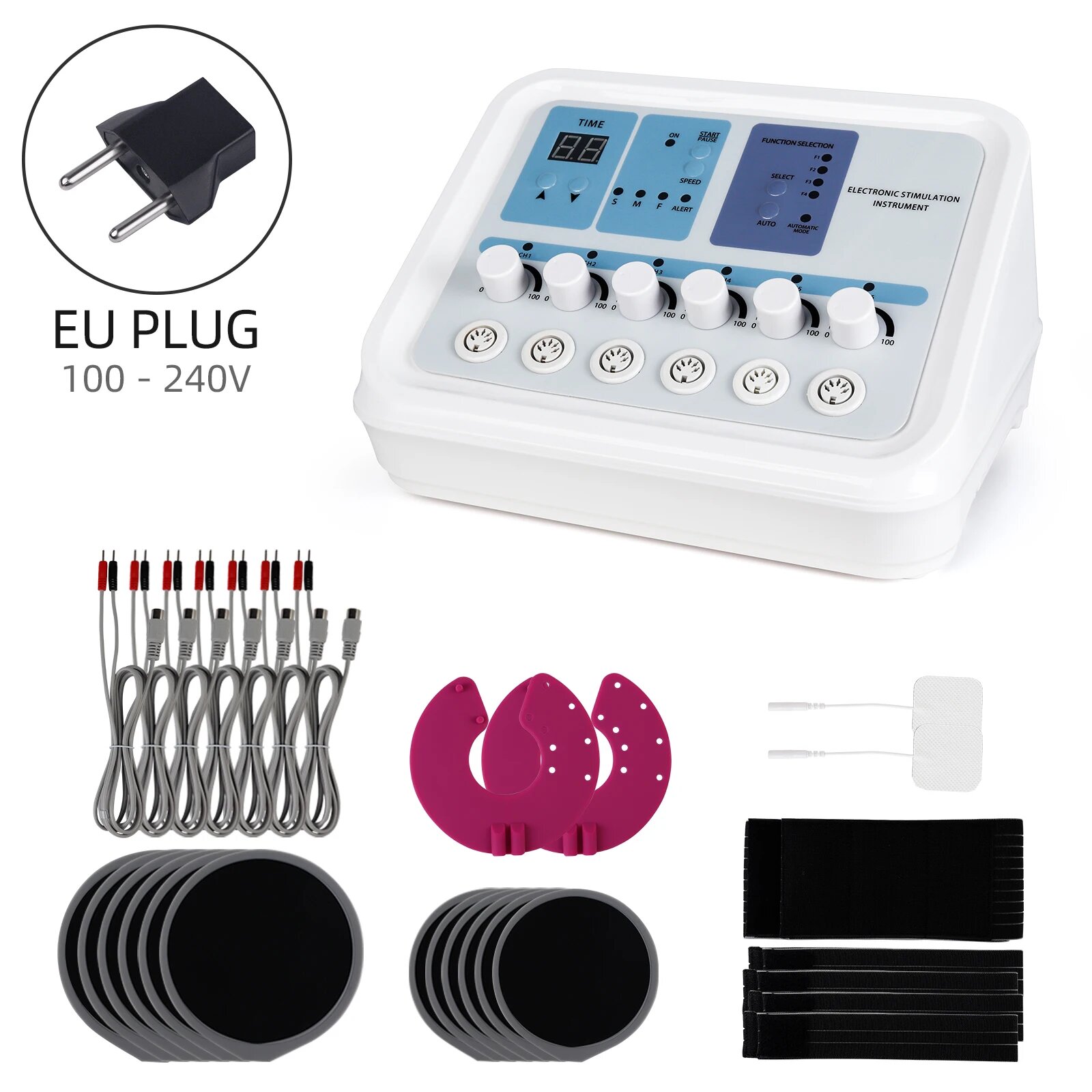 Микротоковый Стимулятор Мышц EMS Tens Для Коррекции Фигуры - Массажер Для Шеи, Плеч, Рук И Ног, Аппарат Для Расслабления