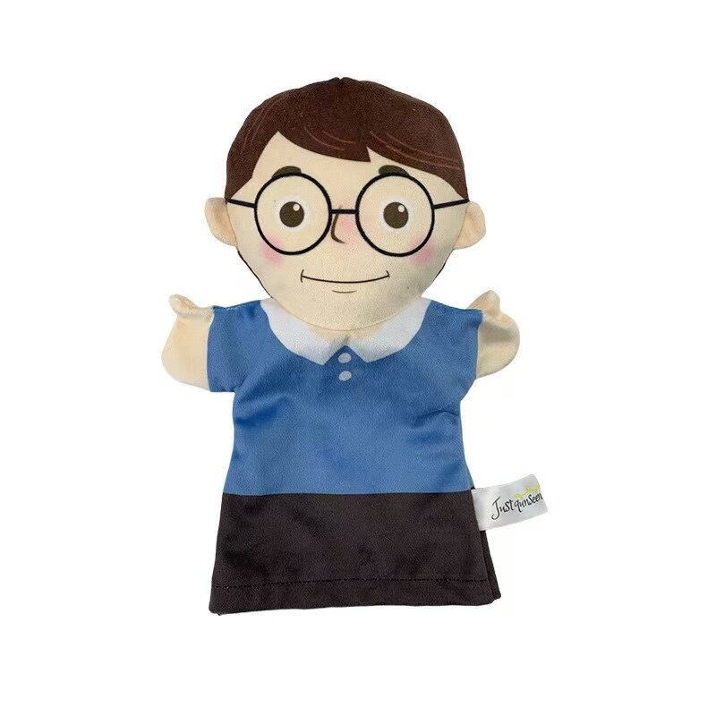 Большие плюшевые куклы-марионетки для всей семьи, для детского сада, ролевых игр, милые куклы с открытыми ртами, детские ролевые игры.