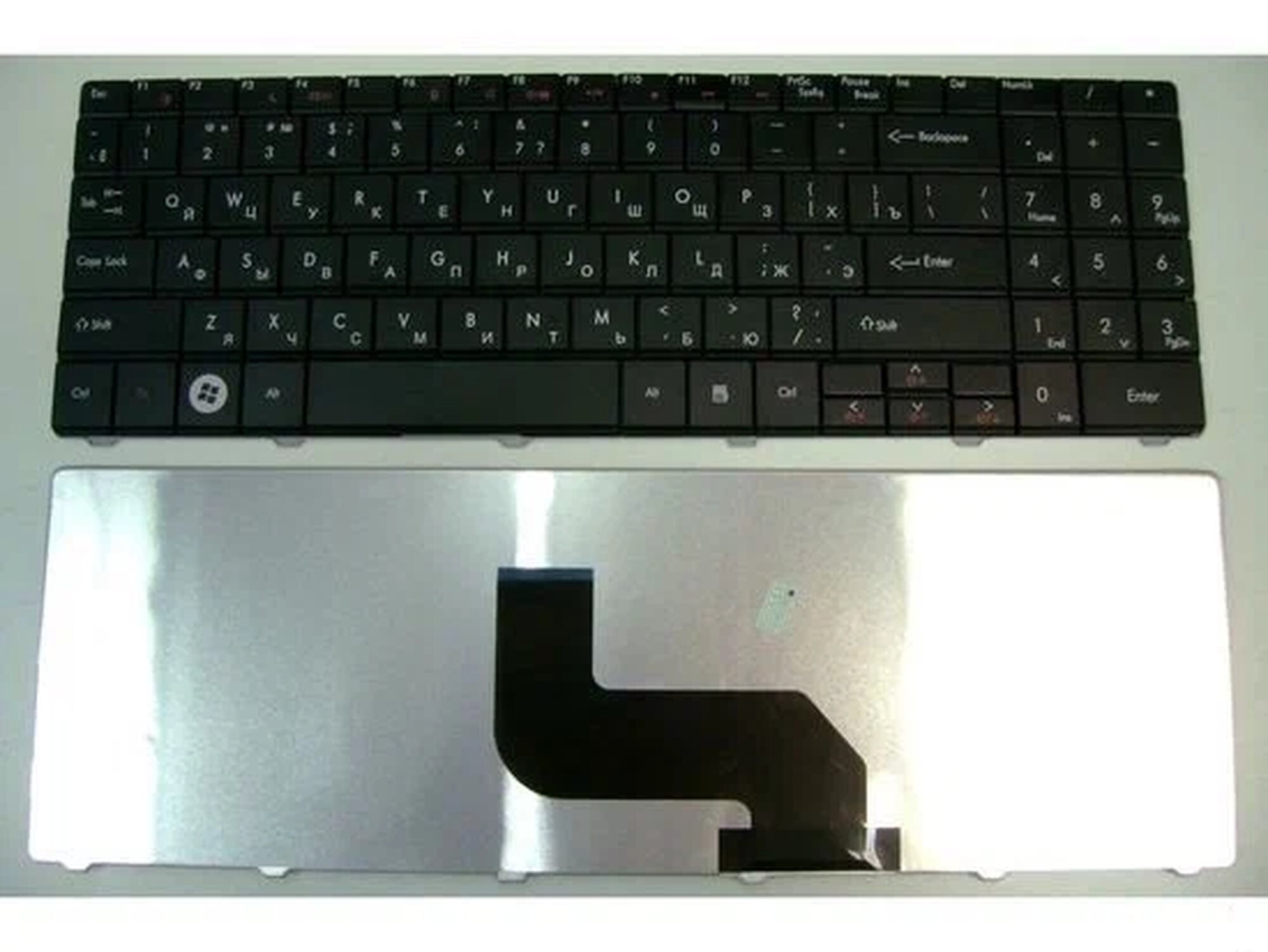 Клавиатура для ноутбука Packard Bell DT85,/ Gateway NV52, NV53, NV54, NV56, NV58 черная