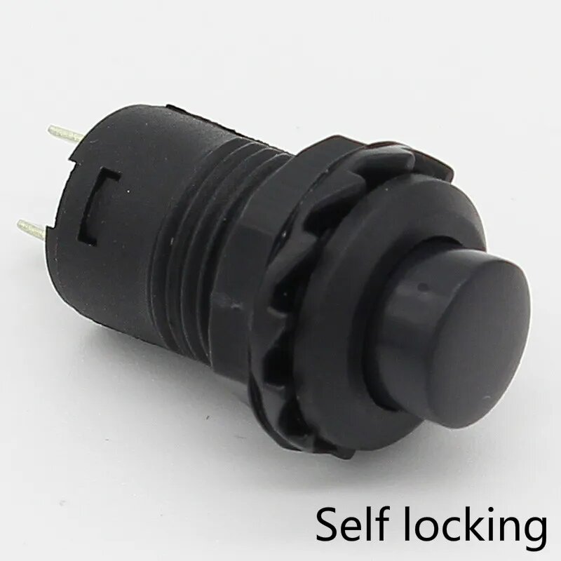 Самозапирающийся переключатель черный ELEABC DS-228