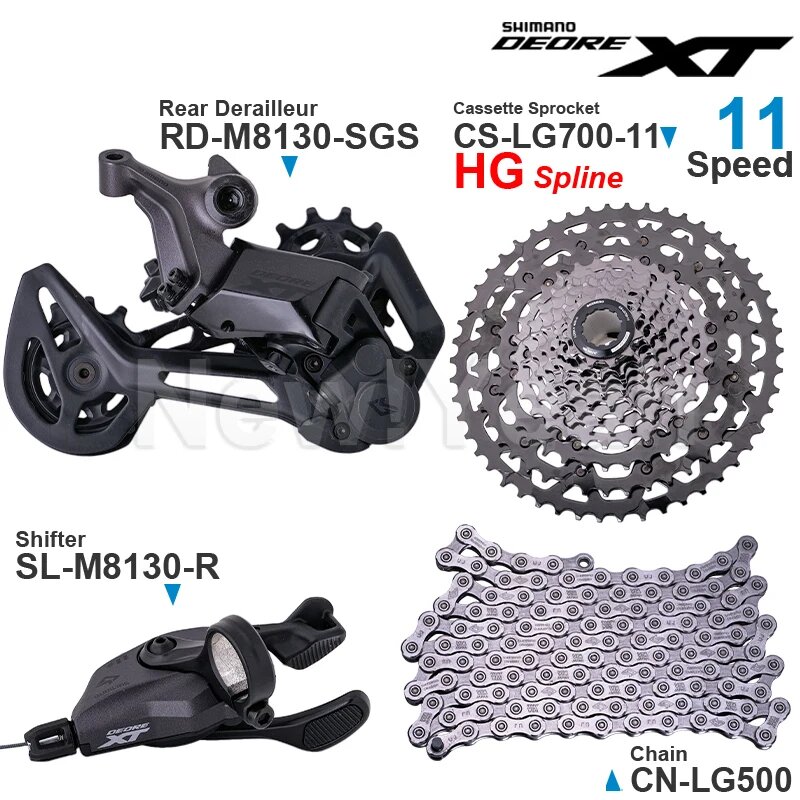 SHIMANO DEORE XT 11-скоростной механизм переключения задних передач