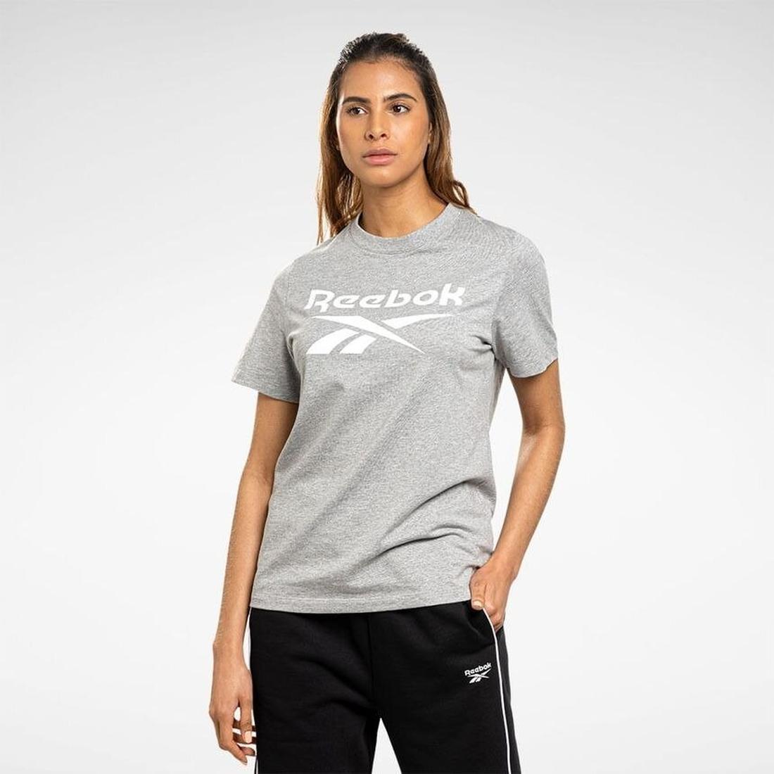 Футболка спортивная Reebok identity big logo, размер S, серый — фото 1