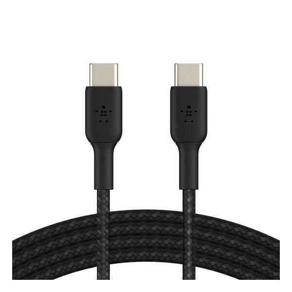 Кабель Belkin BoostCharge Braided USB-C - USB-C 1 м (CAB004BT1MBK) Black