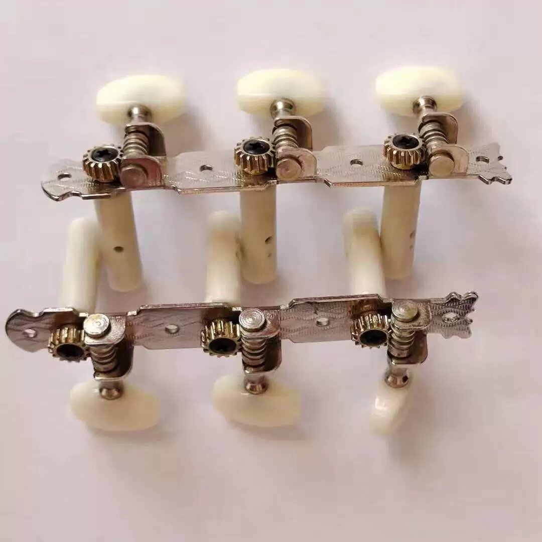 Гитарный тройной тюнер, ручка, аксессуары для гитары, классический старый красный хлопковый гитарный тюнер, аксессуары