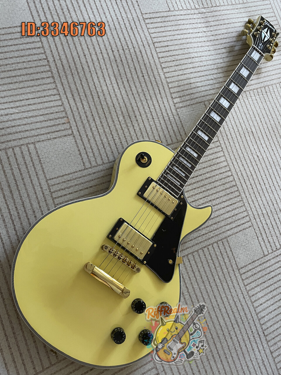 Электрогитара Les Paul custom Ivory