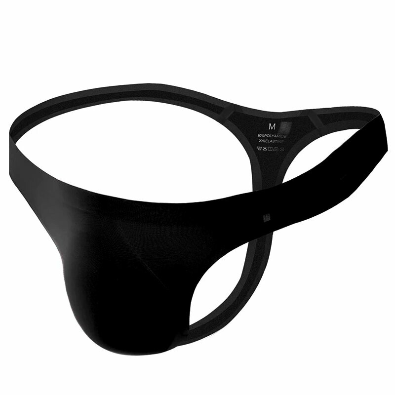 CLEVER-MENMODE мужские стринги стринги сексуальное мужское бесшовное нижнее белье с чехлом для пениса трусики из ледяного шелка трусы с Т-образной спинкой hombre